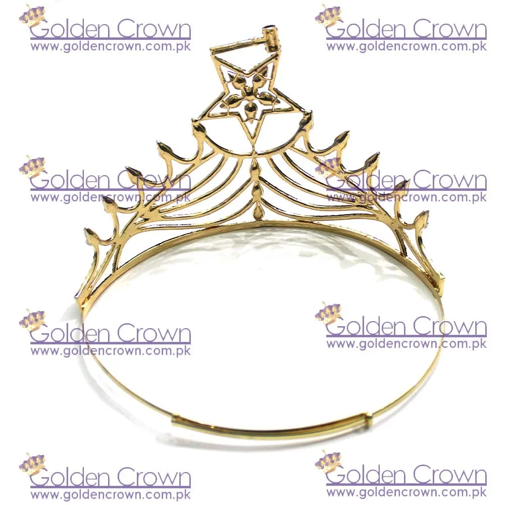 Freemason Masonic OES Grand Matron GOLD TONE Rhinestones O.E.S ...