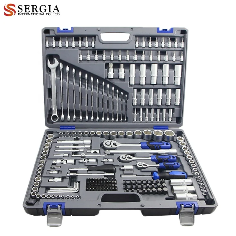 218pcs 1/4" 3/8" 1/2" Multi Purpose Bit Socket Hand Tool Set| Alibaba.com