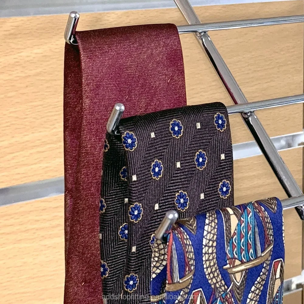 Steel Rotating Slat Wall - Display Silk Ties Durable & Stylish