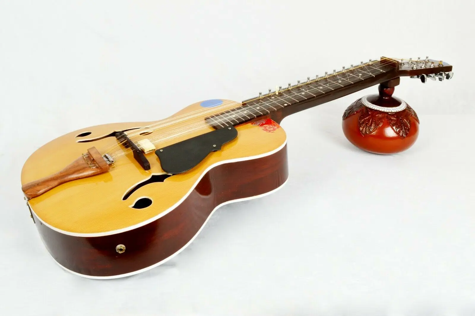 Professional Classical Plucked String Mohan Veena Slide Guitar String Musical Instrument - Buy ...