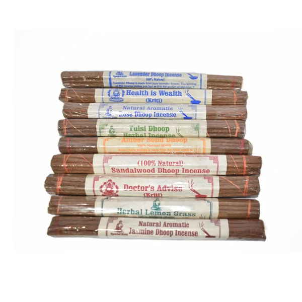 Aromatic Tibetan Incense - 9 Flavours of Natural Stick Sandalwood Agarwood