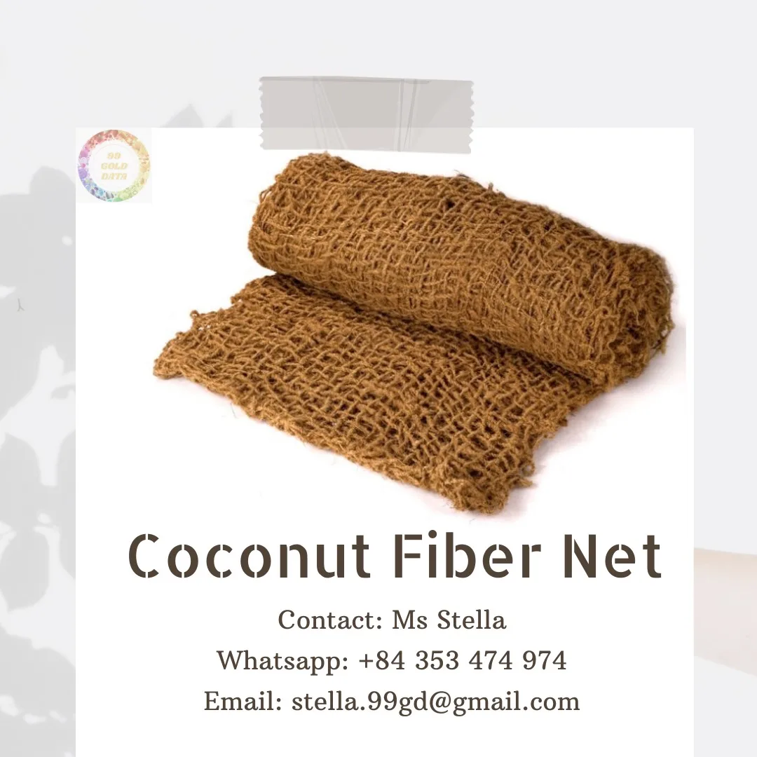 Vietnamese Coconut Fiber Net - Fiber Coir Net for Export / Natural ...
