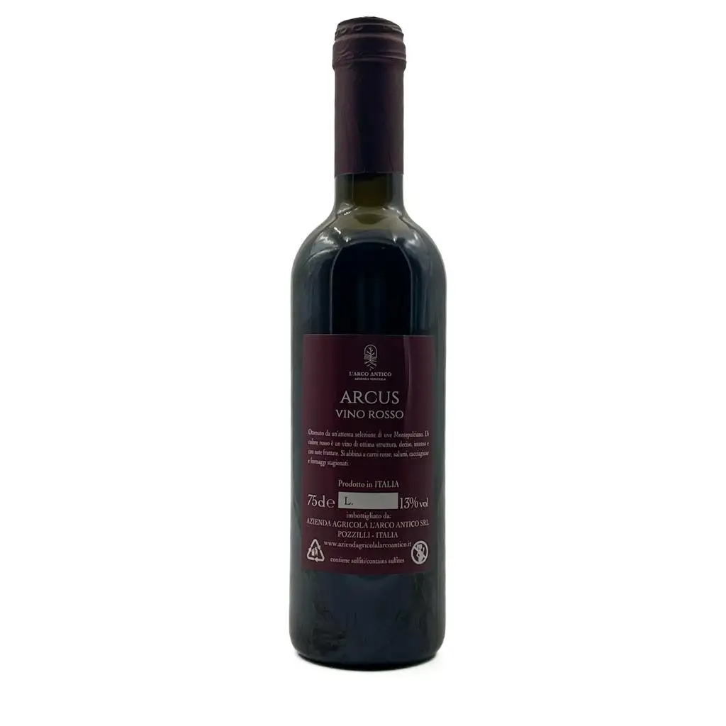Premium Italian Quality 37,5cl 13% Red Wine Arcus For Import - Buy Red ...
