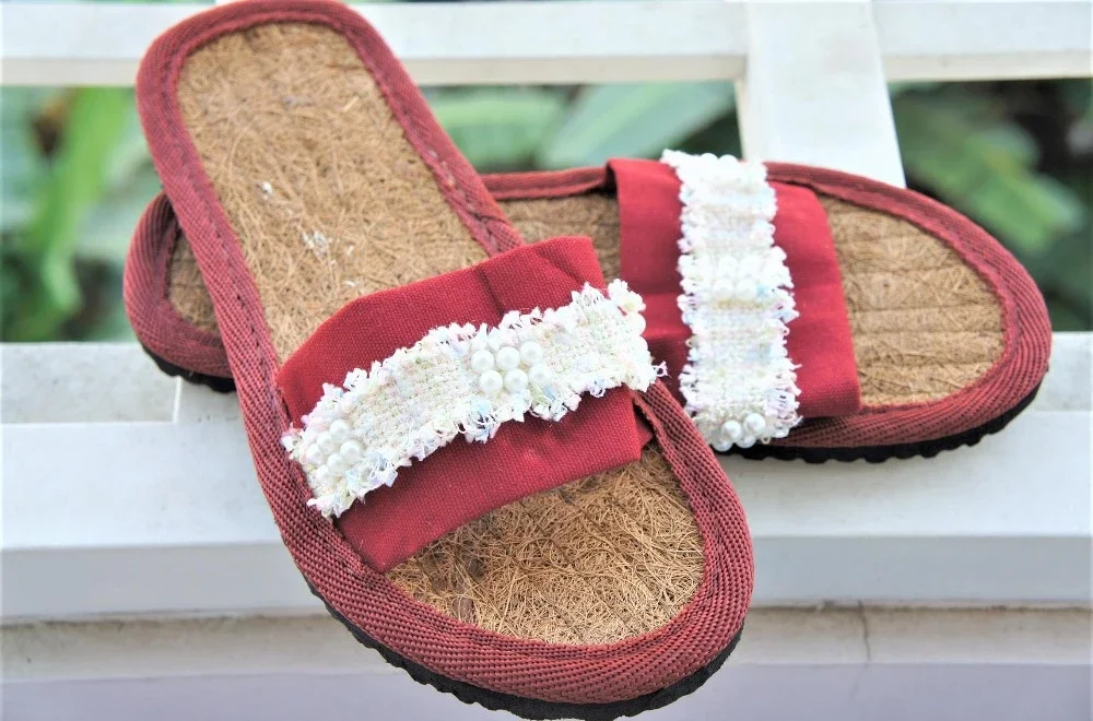 Natural Coconut Coir Slipper - High Quality & Customizable