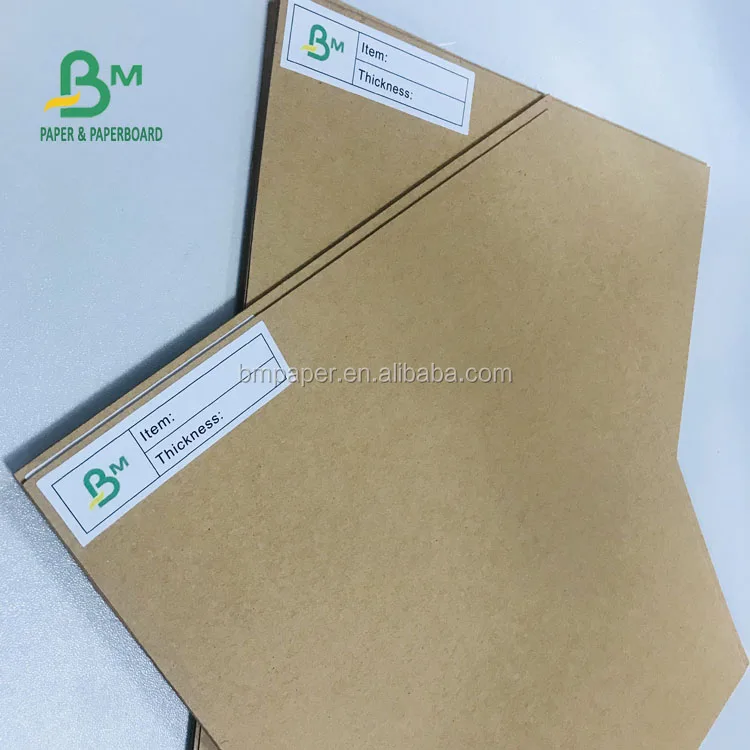 100gsm To 450gsm Virgin Brown Interleave Craft Paper Board Sheet - Buy ...