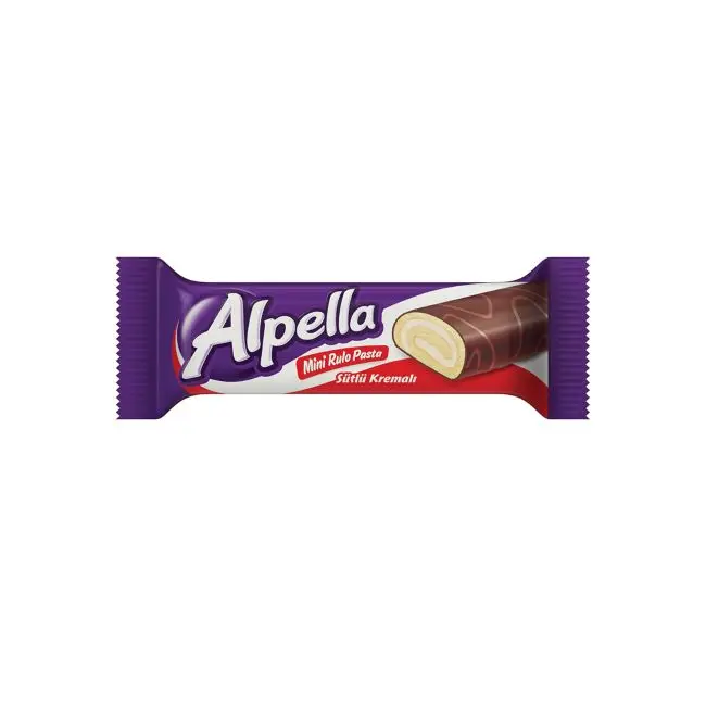 Alpella Cocoa Coated Creamy Mini Roll Cake Alpella 3gen Wafer White ...