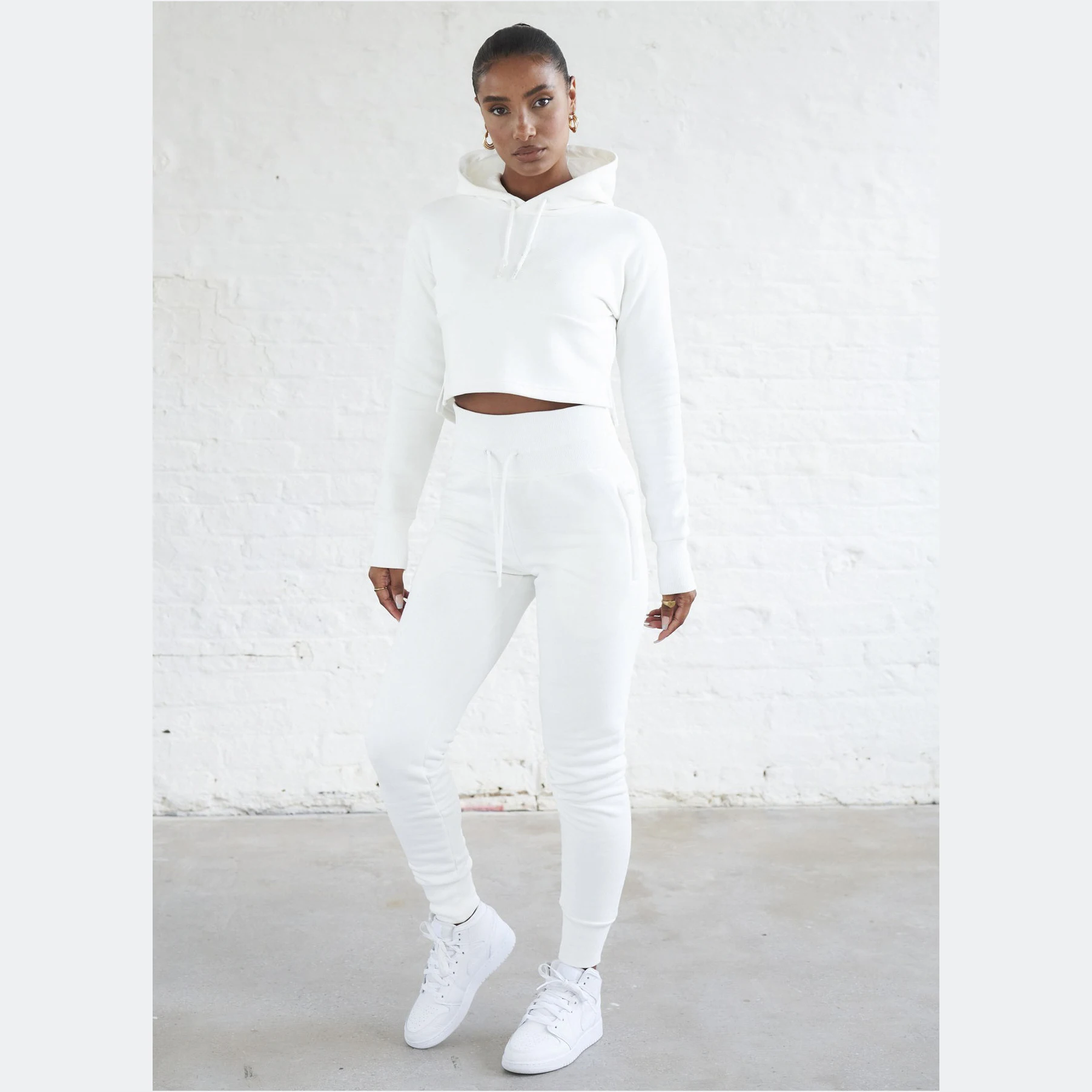 Women Cropped Light Weight Training Tracksuit Sportswear Fitness ...