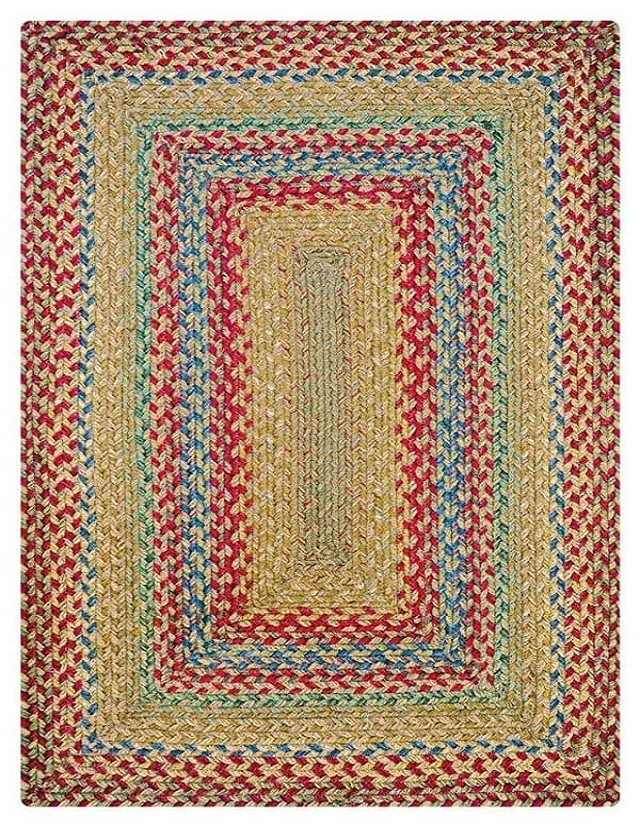 Beautiful Rectangular Braided Rugs for Home Decoration