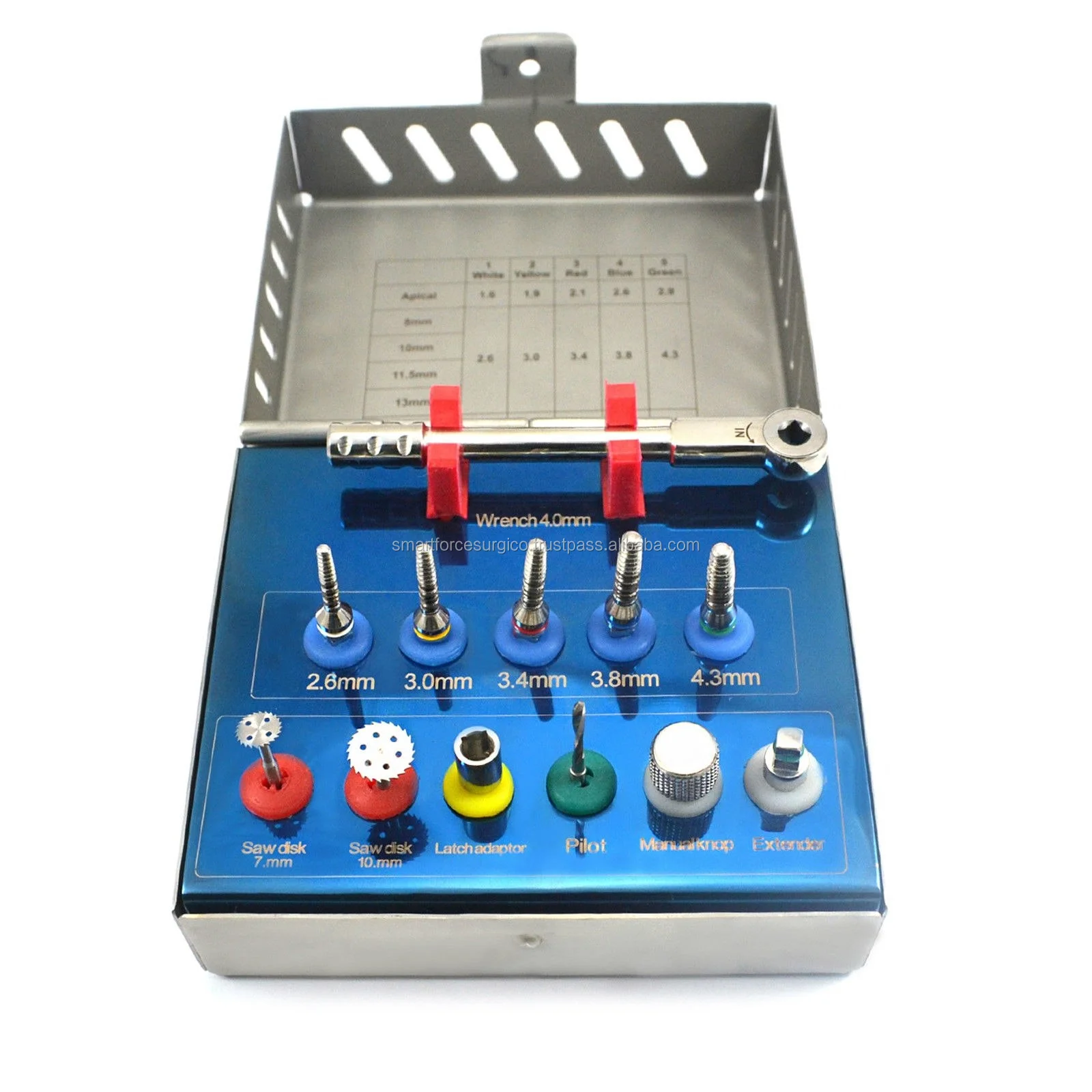 Bone Expander Kit Dental Implant Sinus Lift With Saw Disks Implant ...