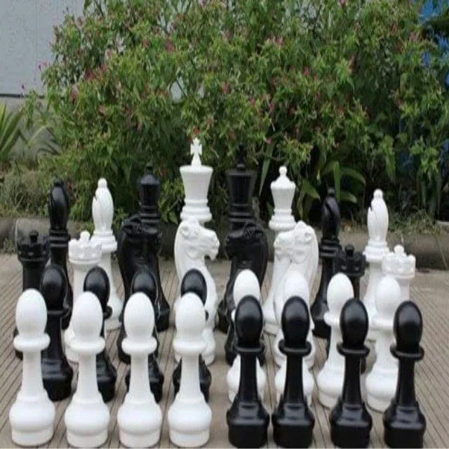 Giant Fiberglass Chess Set for Outdoor Games & Events - Decorative ...
