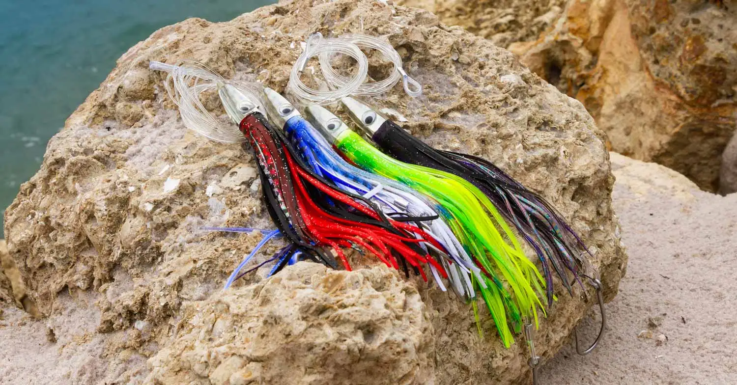 8" Tuna Dart Trolling Lures Set Of Four Rigged Big Game Saltwater Tuna ...