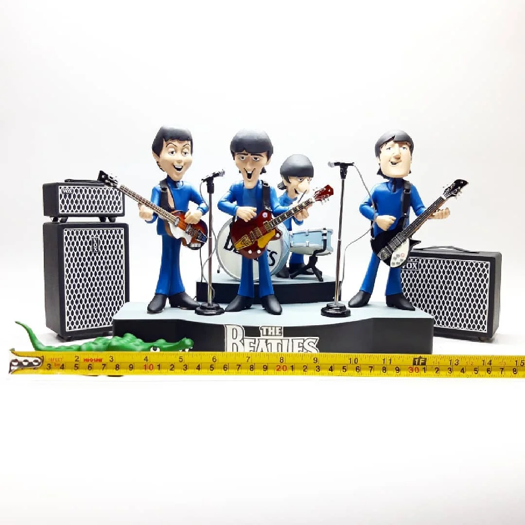 Miniature Action Figure the Beatles Set Concert - Clay Model