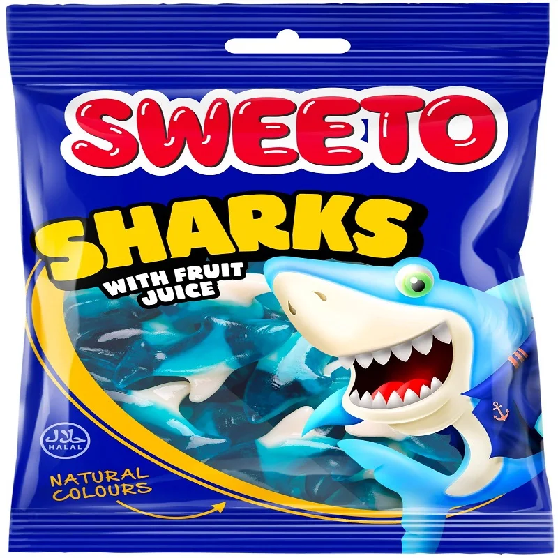 Shark Gummy Candy Halal Jelly Gummy 80g - Buy Shark Gummy Candy 80 G ...