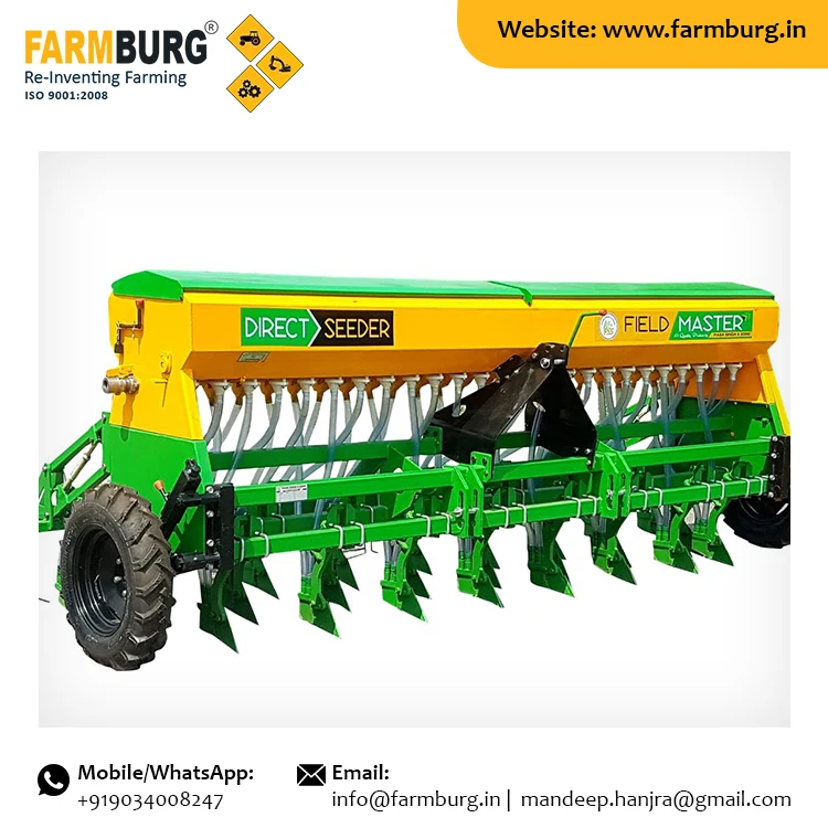 Seed Drill Tractor Implements - Mini Land Cultivation Machine