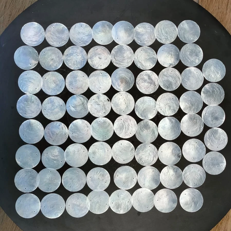 Custom Request Indonesia Raw Capiz Shell - High Quality