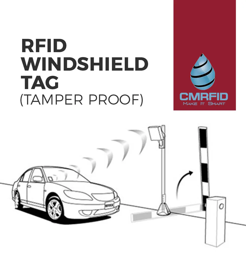 Cmrfid Long Range Uhf Rfid Printed Serial Number Vehicle Windshield ...