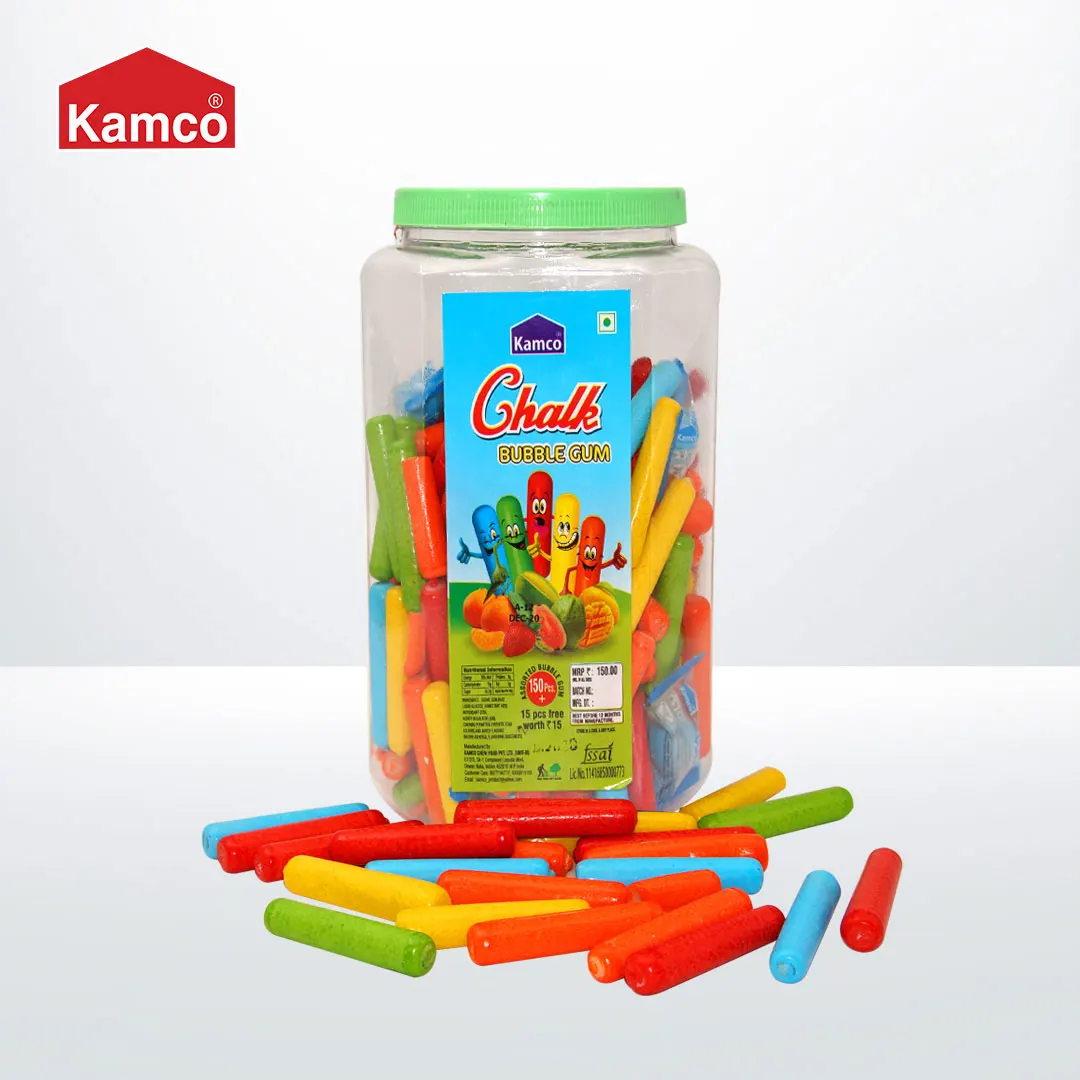 High Quality Chalk Bubble Gum Kamco Assorted Chalk Bubble Gum And ...