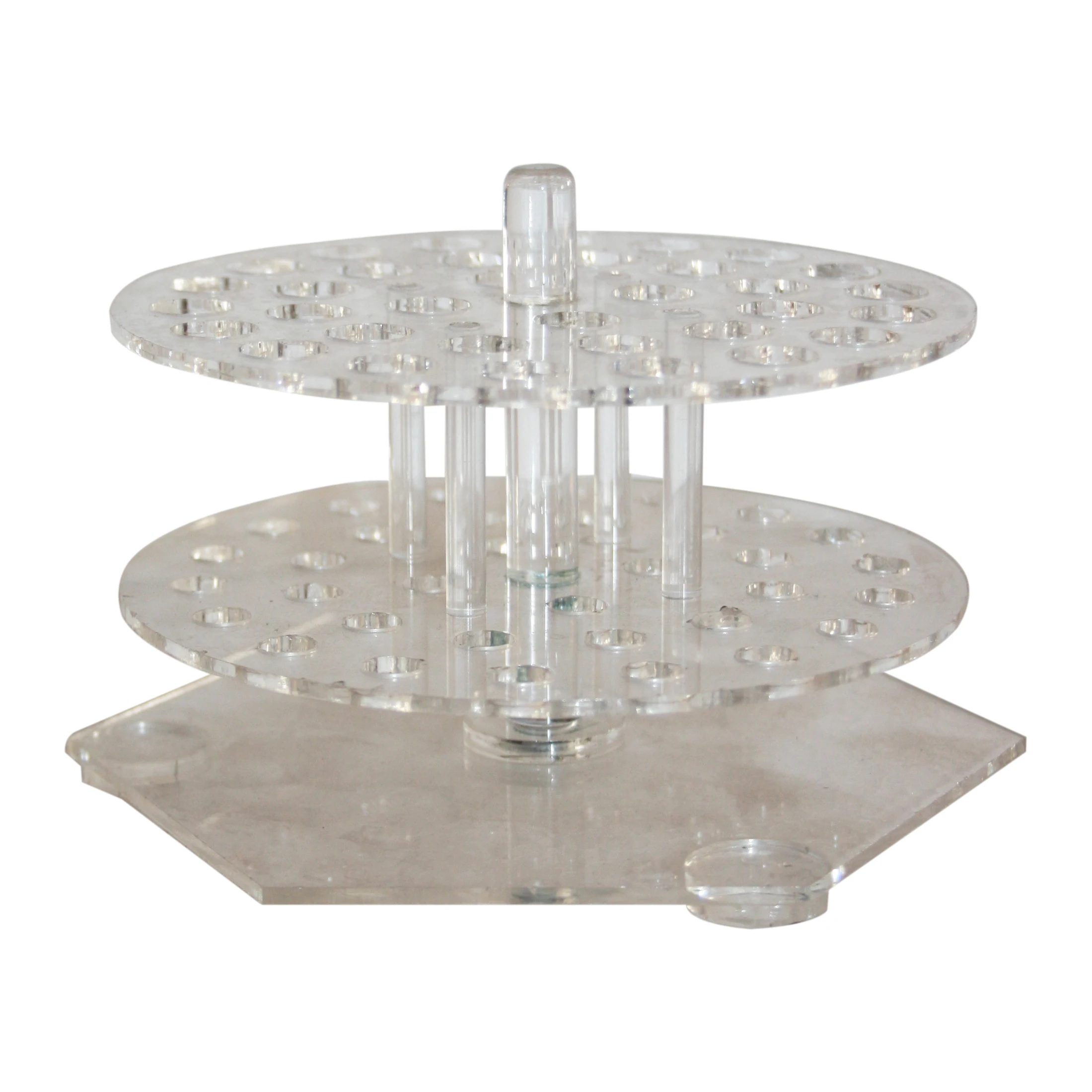 Round Acrylic Test Tube Rack Laboratory glassware Equipment & Hospital ...