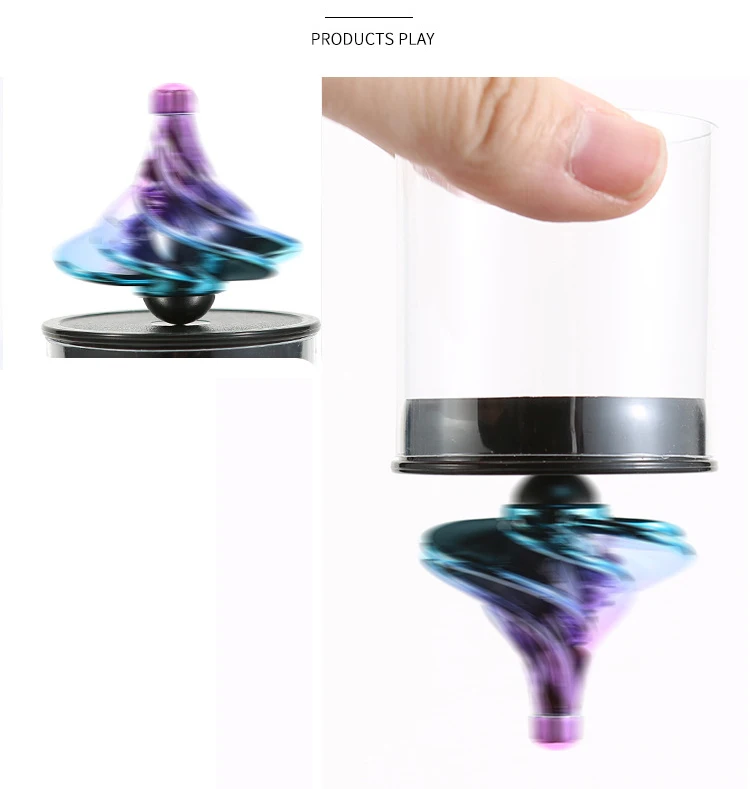 2020 Magnetic Suspension Air Blowing Fidget Spinner - STEM Education Toy