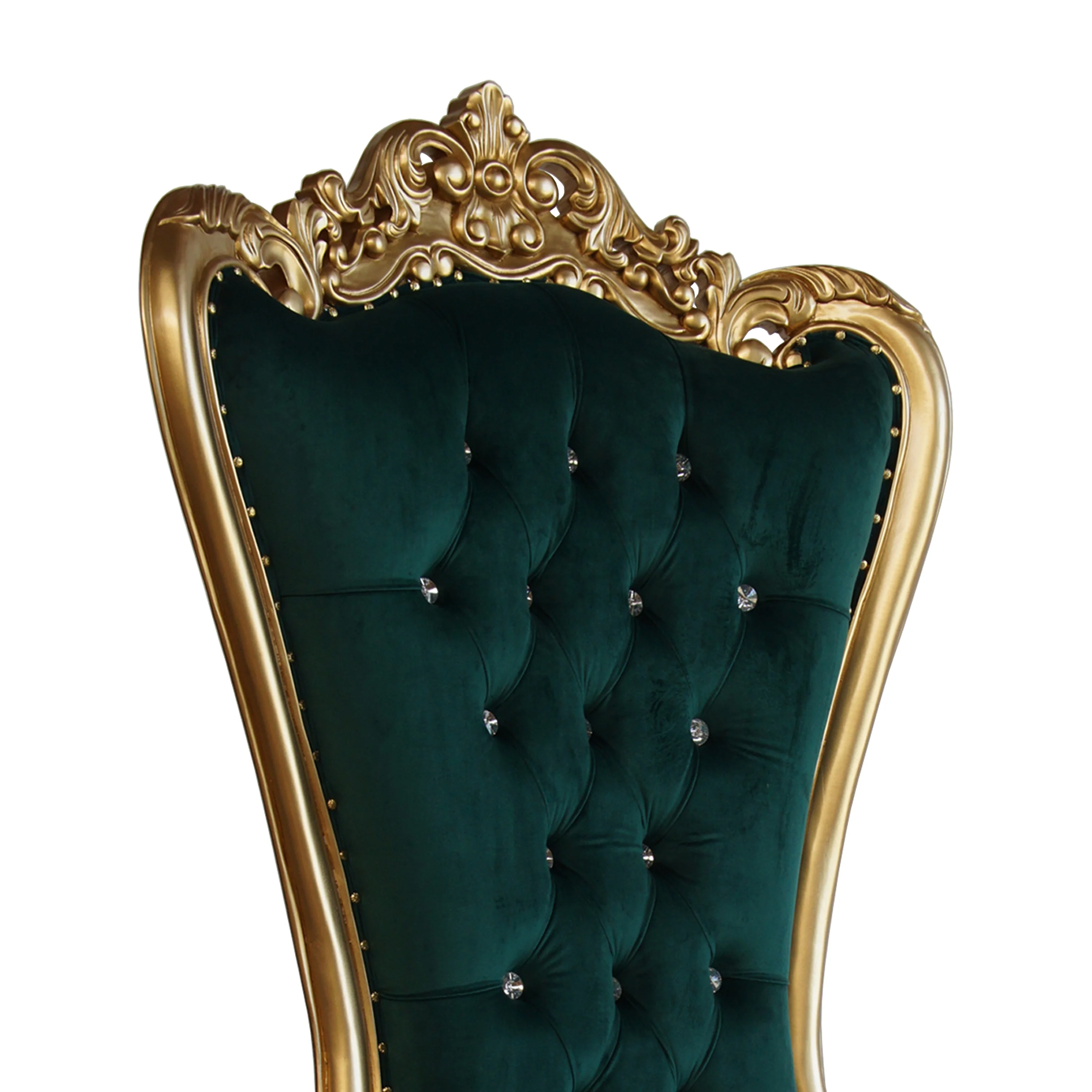 Luxury Green Throne Chairs - Perfect for Weddings & Events