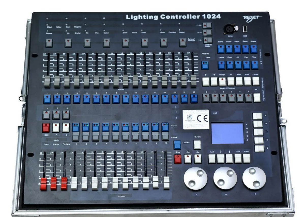 1024 DMX Channels Lighting Controller - Redjet Consol/pro