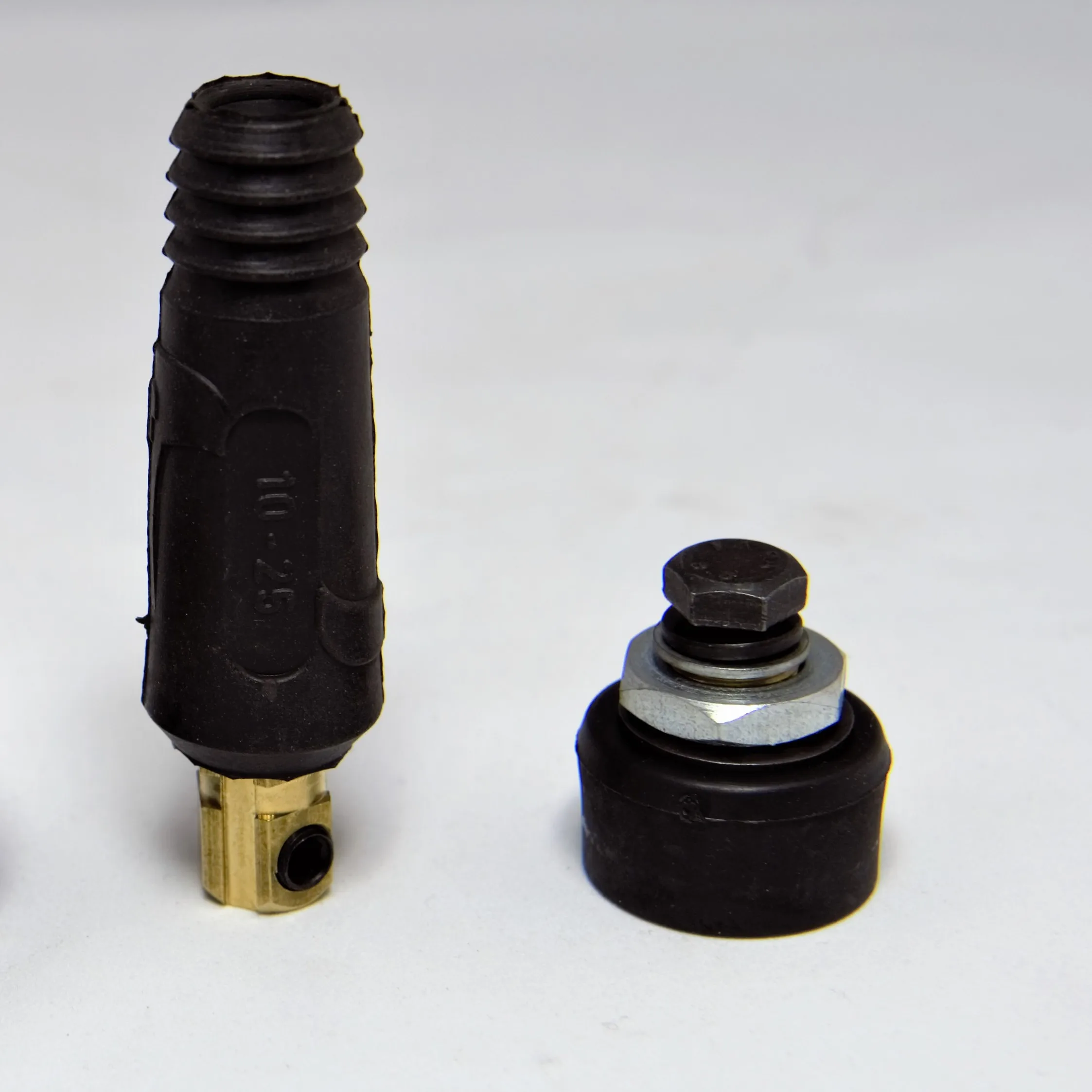 Euro Type Cable Connector Plug And Socket 35 X 50 For Welding Machine ...