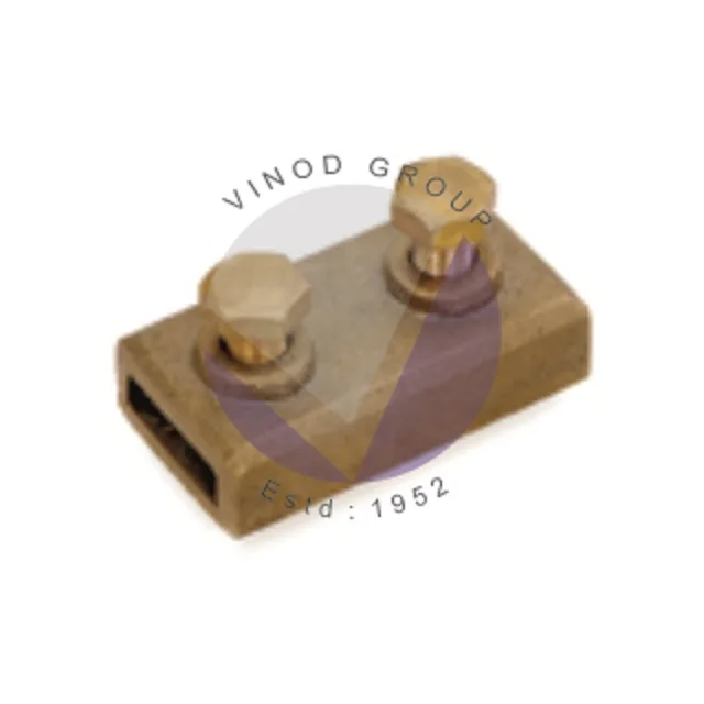 Oblong Earth Connector Test Clamp - Bronze Copper Brass