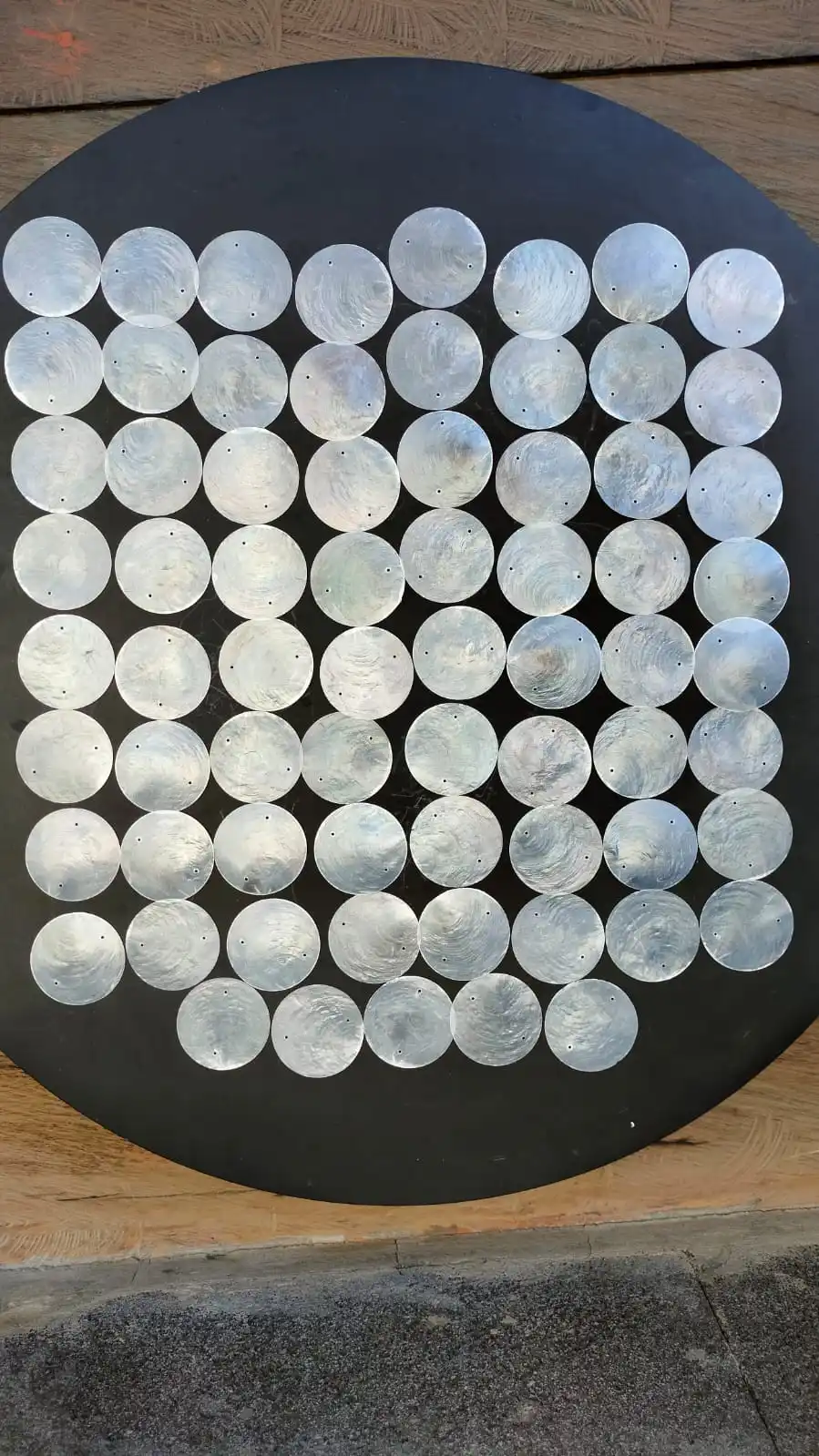 Custom Request Indonesia Raw Capiz Shell - High Quality