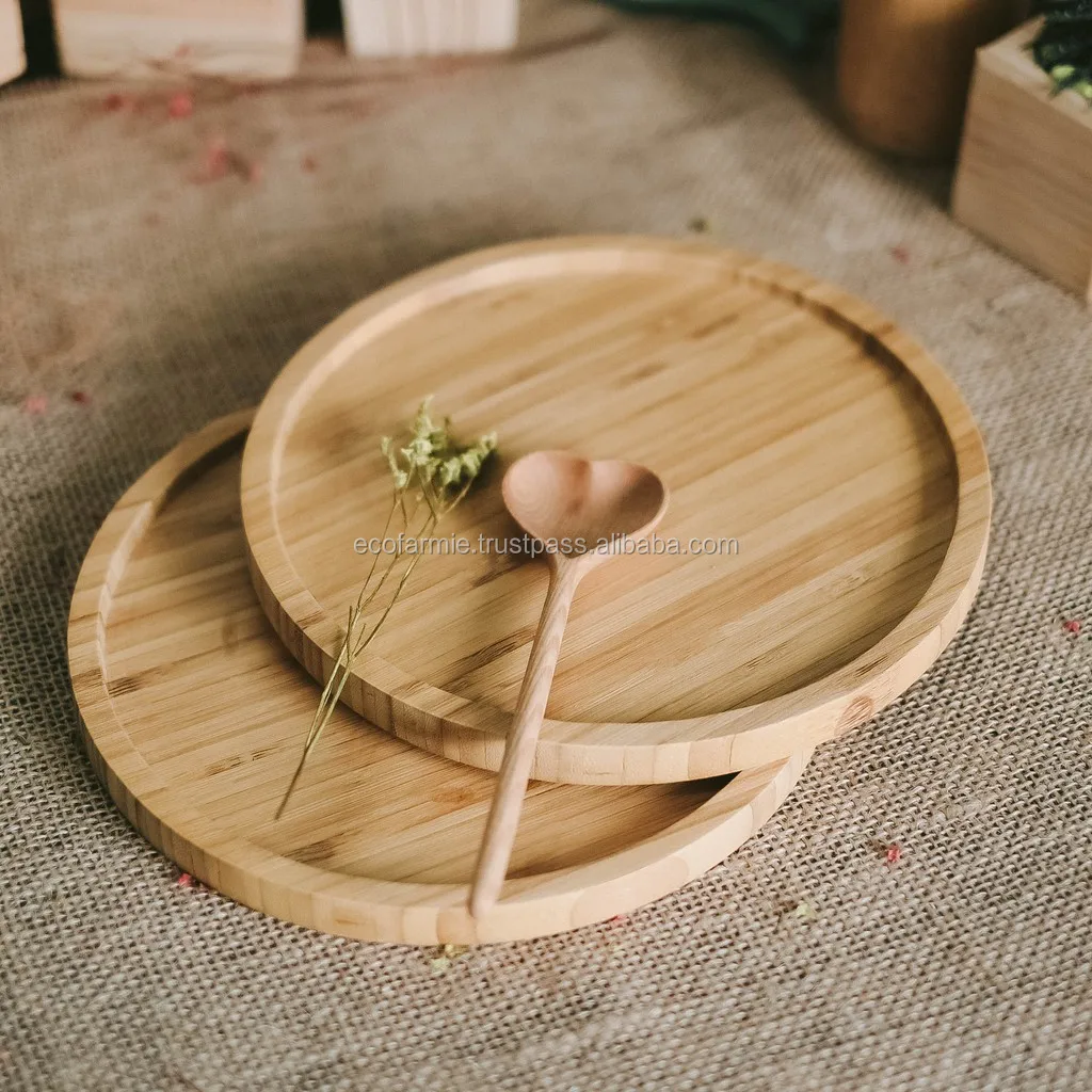 Bamboo Classic Natural Tea Trays Customized Size Cheap Price Handmade ...