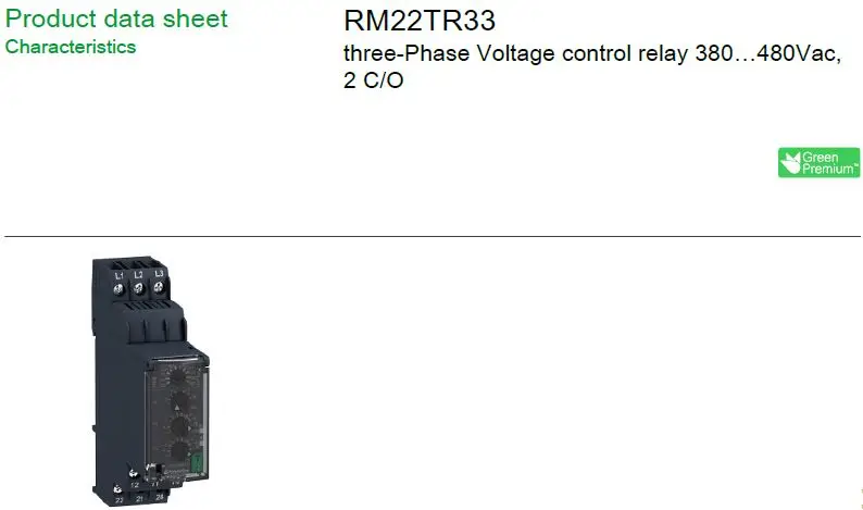 In Stock Rm22tr33 Schneider Module 3phase Control Relay - Buy 8a Zelio ...