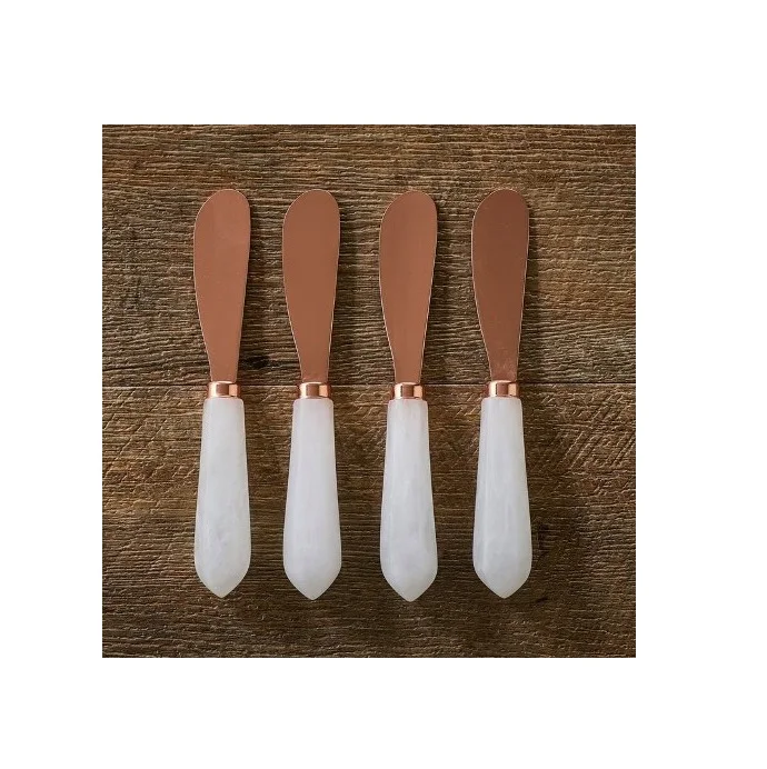 Metal Design Cake Server And Knife Painted Finishing Best Indoor ...