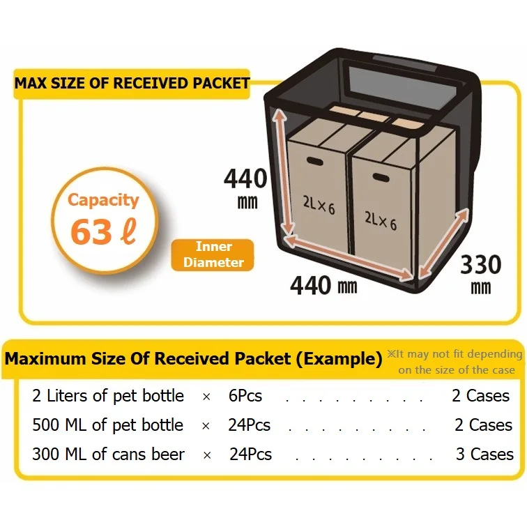 Hot Sale Waterproof Parcel Receive Box Black Color Folding Type Premium ...