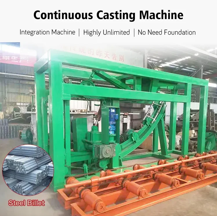 Small Integral Steel Billet Continuous Casting Machine