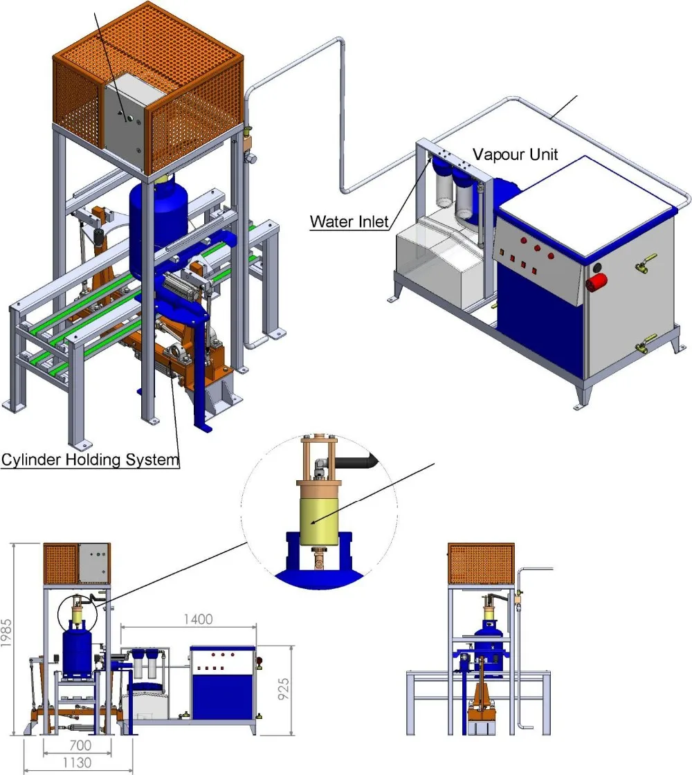 Lpg Cylinder Refilling Plant 700#/h - Buy Lpg Bottling Plant,Lpg Gas ...