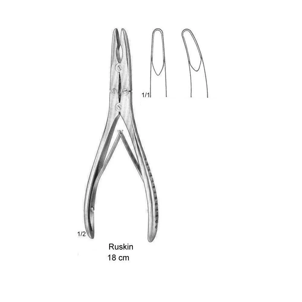 Ruskin Bone Rongeurs Forceps 18cm Orthopedic Clamp Surgical Instruments ...