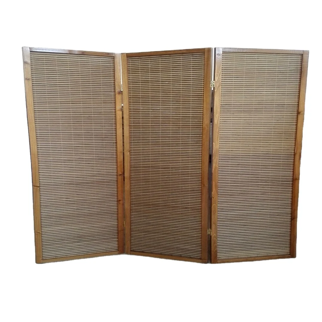 Bamboo Screen Dividers Room Divider Folding Separator Partition ...