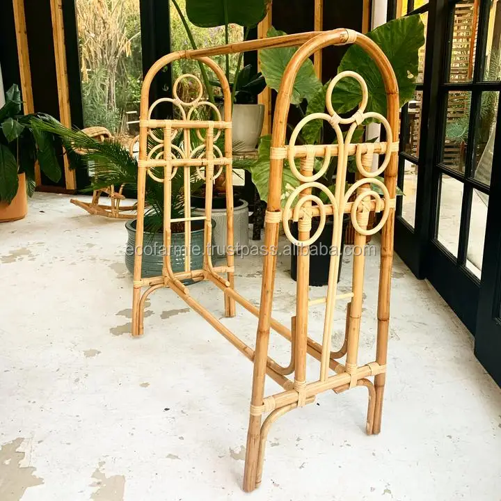 Rattan Clothes Racks - Eco-Friendly, Foldable & Customizable