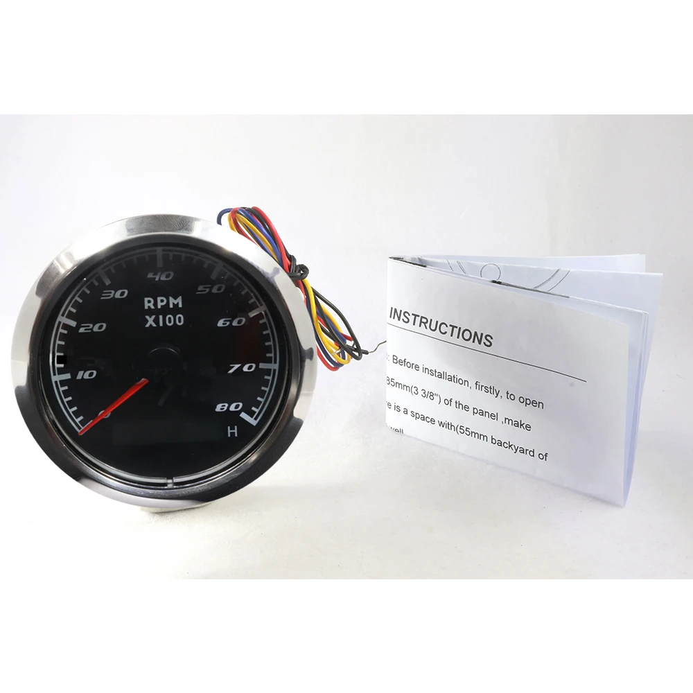 85mm Pointer Display Digit Electrical Tachometer For Car - Buy 3-3/8 ...