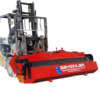Forklift Mounted Road Sweeper With Bucket Forklift Rotary Brush - Buy ...