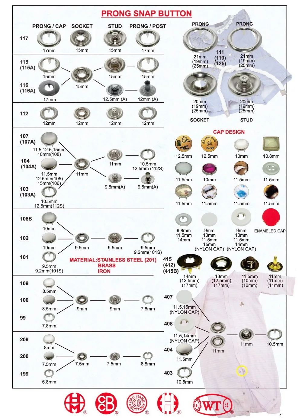 Plastic / Metal Snap Button - Buy Snap Button,Button,Press Button ...