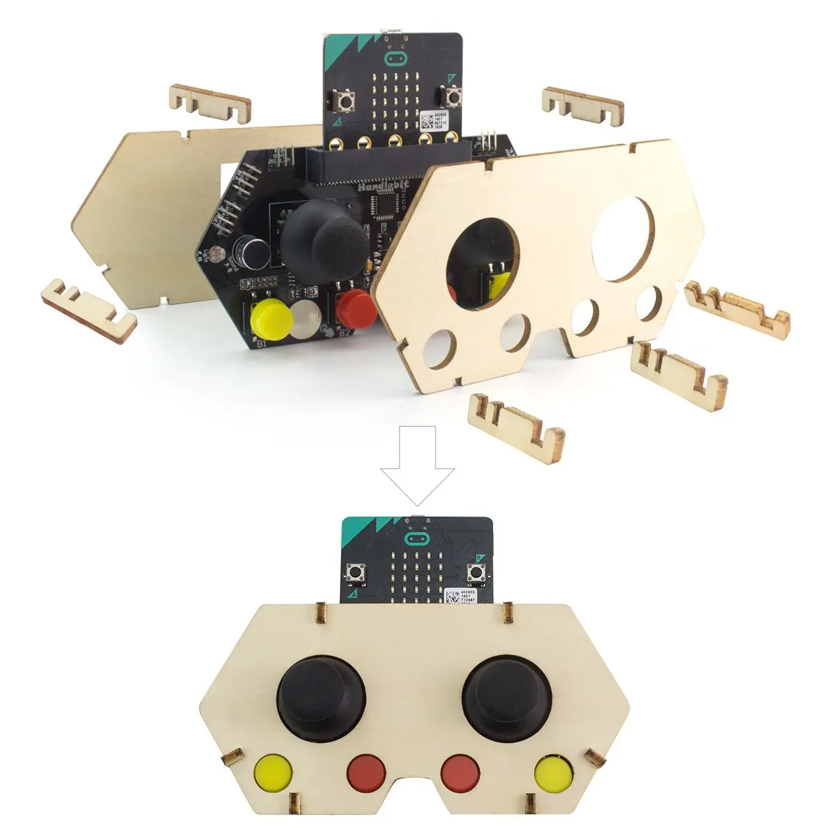 Hiwonder Electronic Kits Wooden Design Web And Python Programable ...