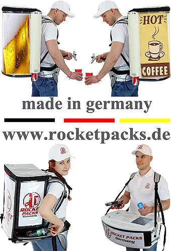 Backpack Drink Dispenser Rocketpacks - 19 Liter Capacity