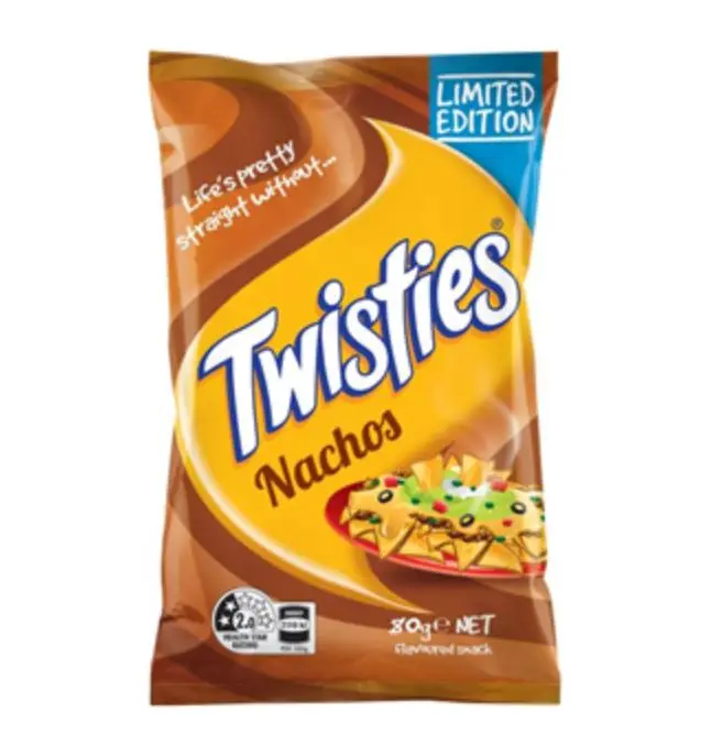 Australian Made Twisties Nachos Flavored Corn Chips 80g - Buy Corn ...