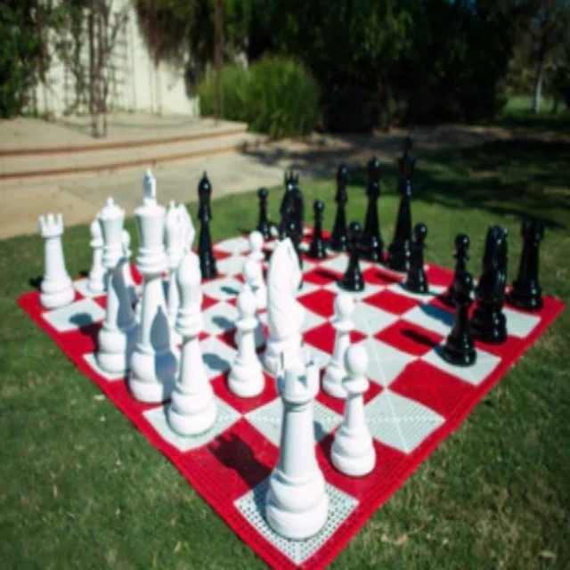 Giant Fiberglass Chess Set for Outdoor Games & Events - Decorative ...
