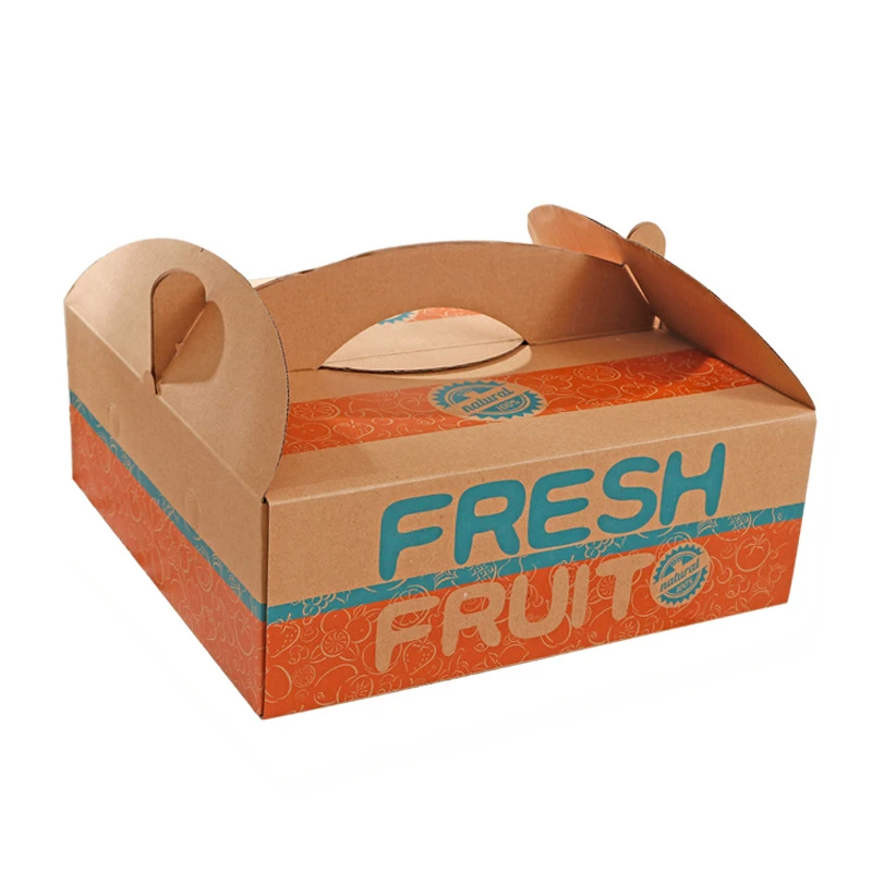 Professional Custom Logo Corrugated Fruit Packaging Boxes 20kg Eco ...