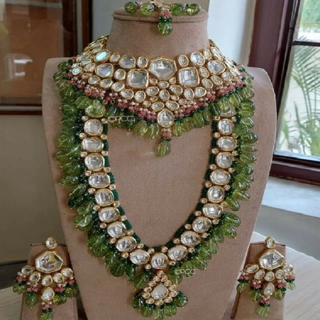 Indian Bridal Heavy Jewellery Set - Real Big Size Kundan