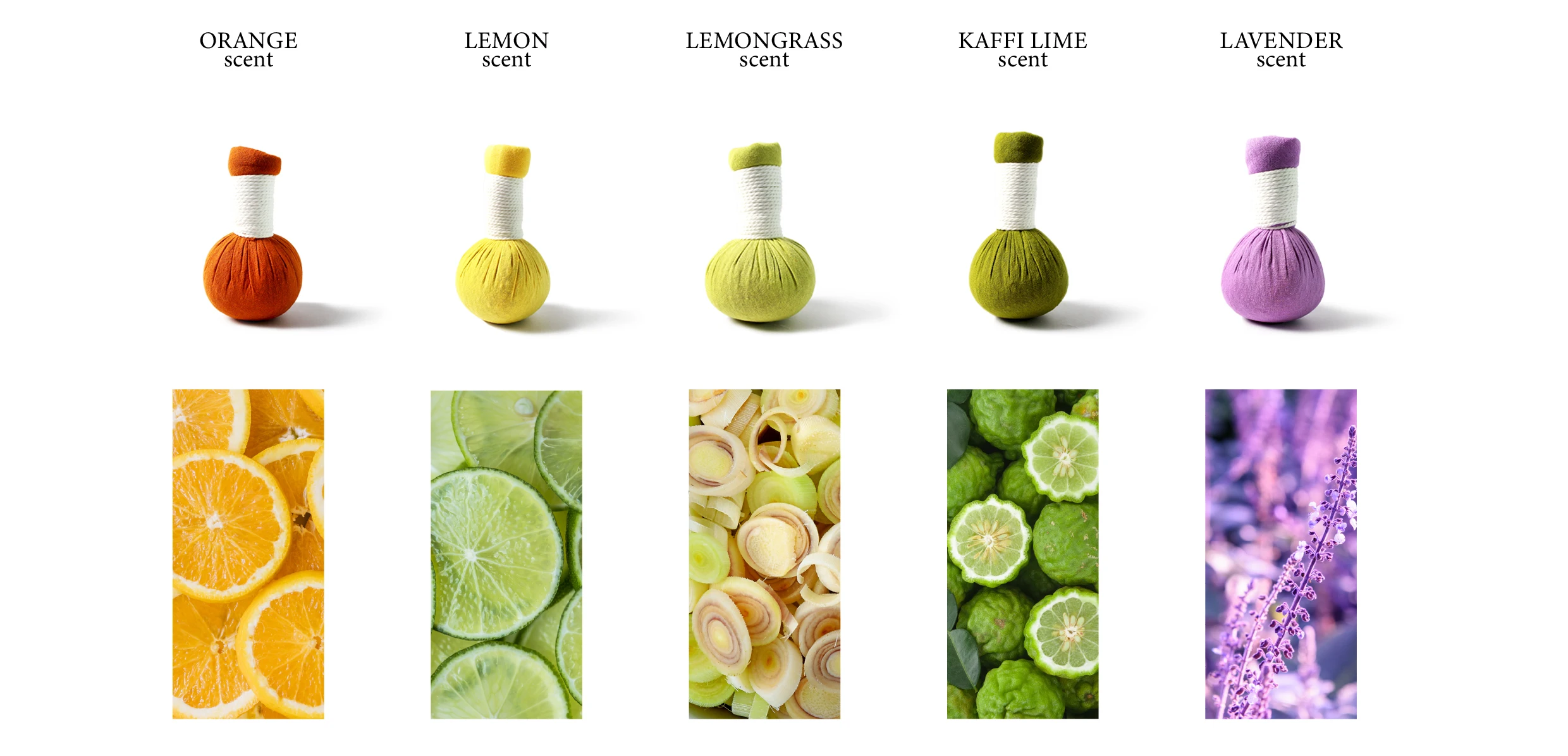 Thai Herbal Compress Ball 80g For Assorted Scents Massage Pain Reliever ...