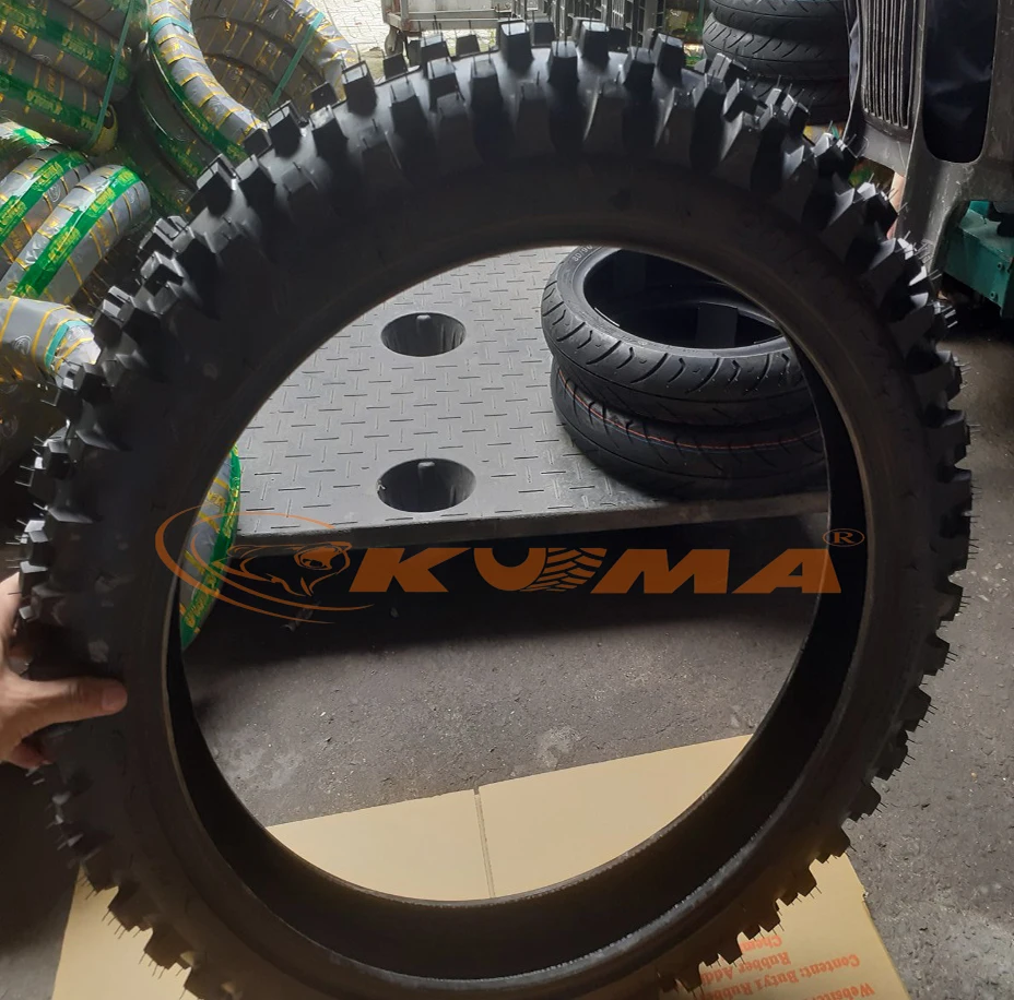 Vietnam Manufacturer's New 100/90-19 Off-Road Motorcycle Tire Natural ...
