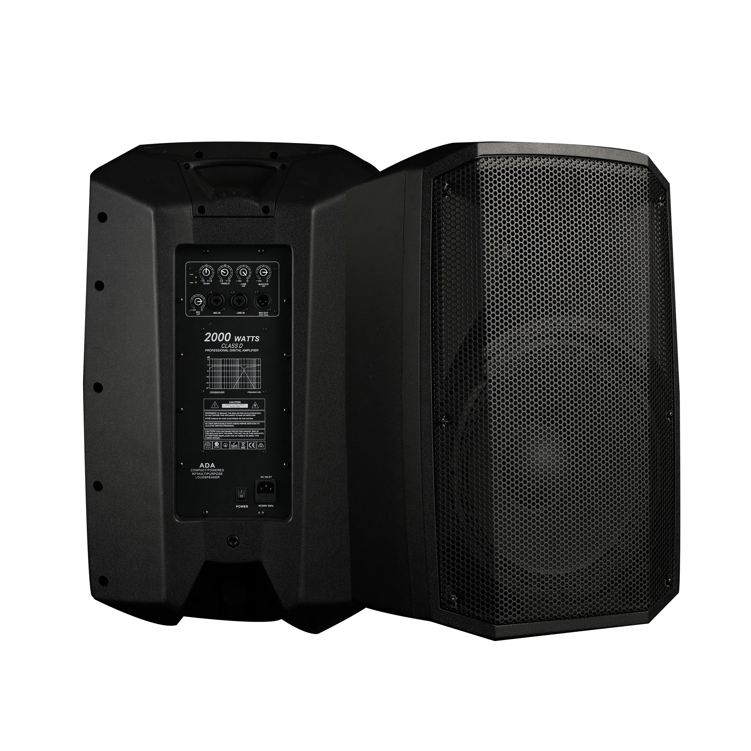Accuracy Pro Audio Cav15ada Professional Audio 500w Powered Speaker 15 ...