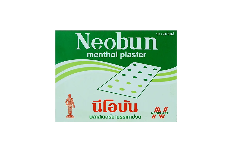 Neobun Medicated Menthol Plaster Pain Relief Patch The Best Selling ...